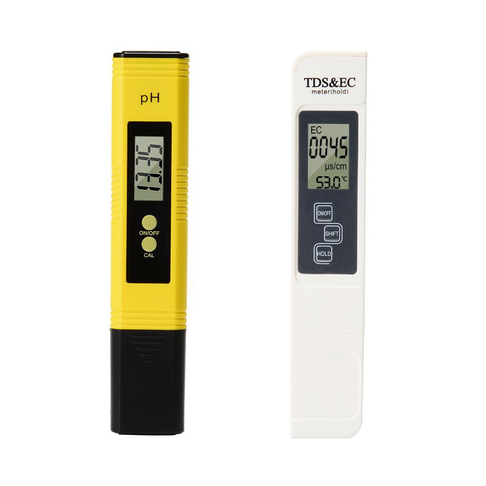 Digital PH Meter LCD TDS EC Water Temperature Tester Monitor Acid ...