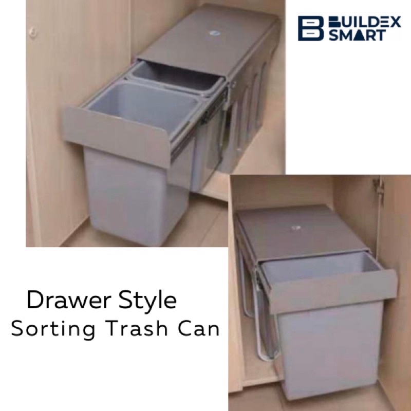 Pull Out Dustbin x 15Lts | Shopee Malaysia