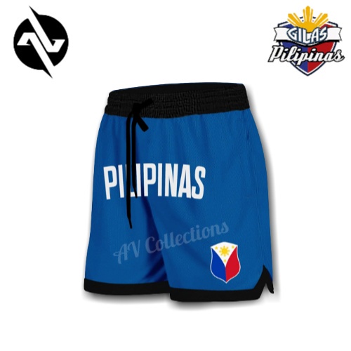 Basketball Jersey Short for Men Gilas Pilipinas DRI-FIT Shorts for Men ...