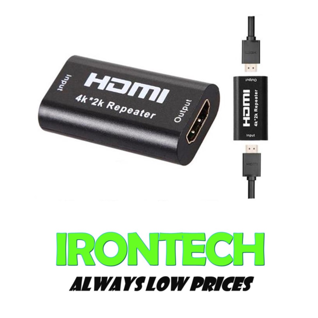 HDMI Repeater 4K UHD Extender Joint Connector Female To Female ...