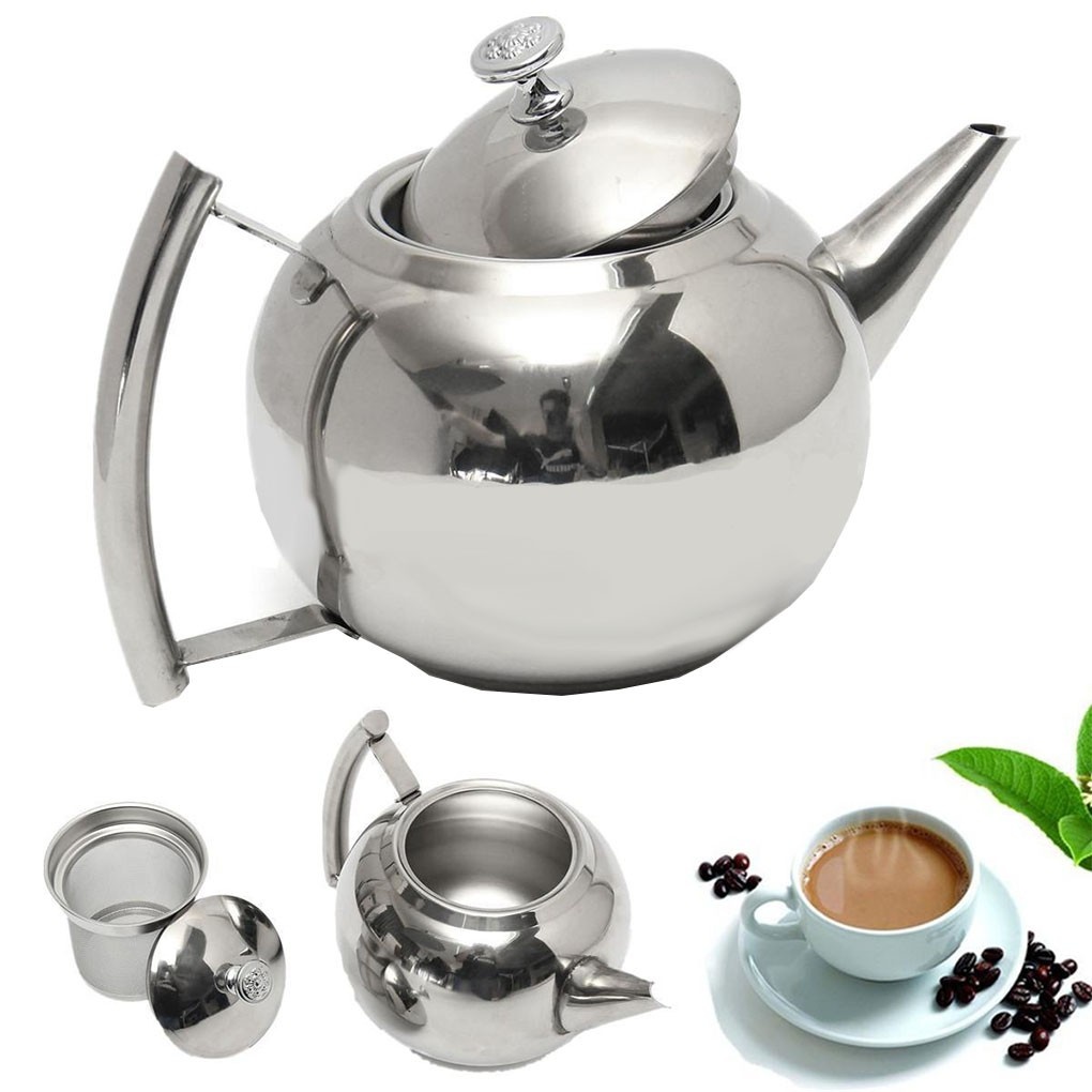 Teapot Coffee Tea Pot Kettle Teko Kopi with Filter Strainer Cerek Air ...
