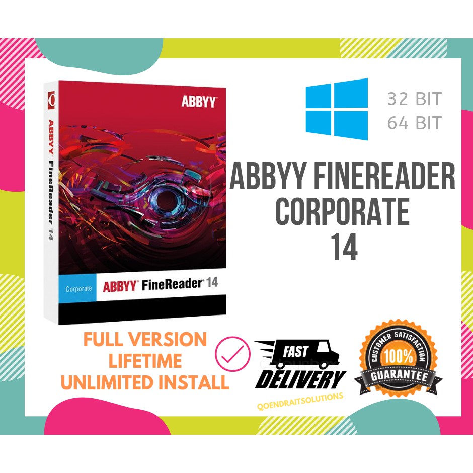 ABBYY FineReader Corporate 14 𝐀𝐜𝐭𝐢𝐯𝐚𝐭𝐞𝐝 | Shopee Malaysia