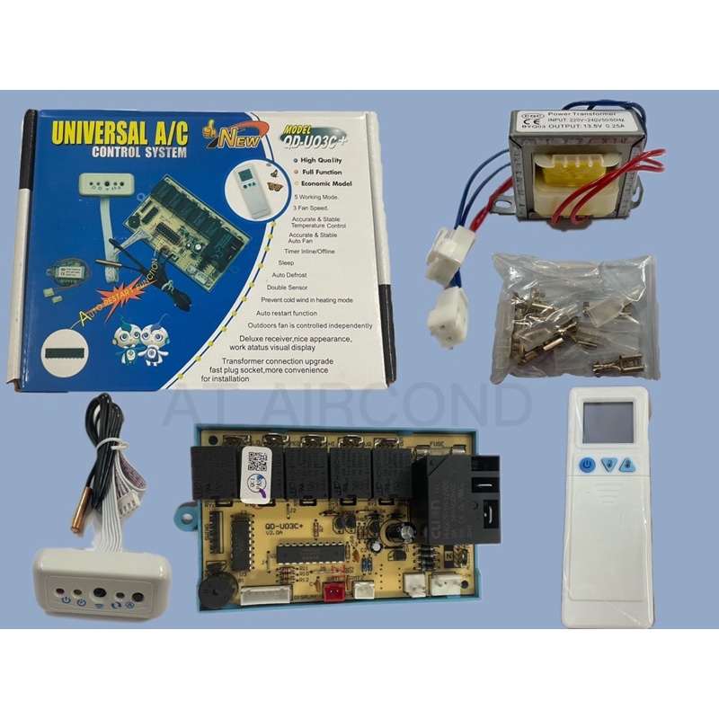 UNIVERSAL AIR COND PCB BOARD NL-U03C FOR NO INVERTER PCB | Shopee Malaysia