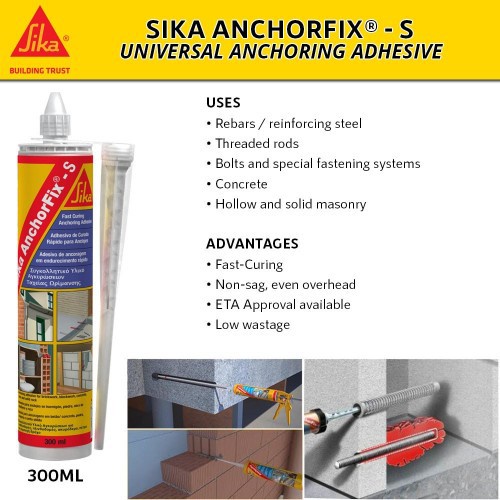 Sika AnchorFix-S Anchorfix S UNIVERSAL ANCHORING ADHESIVE | Shopee Malaysia