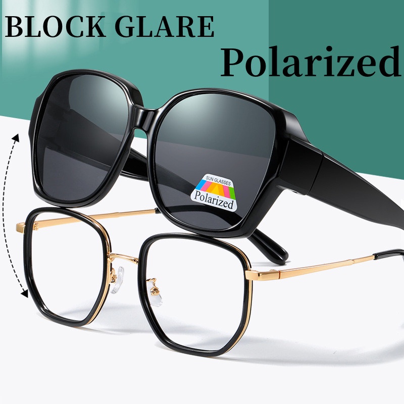 Polarized Cover Mirror Sunglasses tr90 Driving Night Vision Dedicated ...
