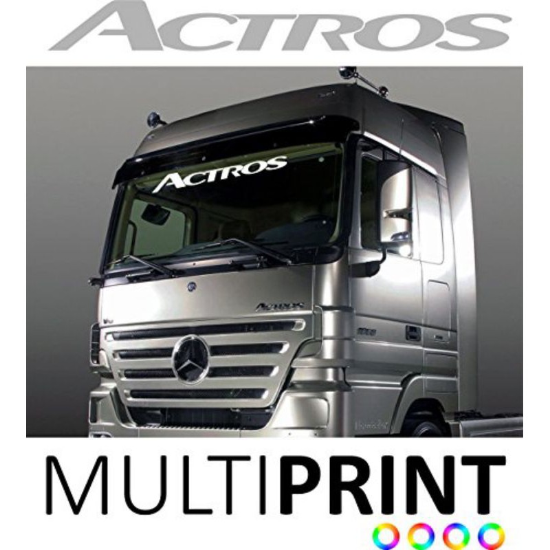 Actros Mercedes Benz Lorry Truck Windscreen Sticker Decal Cab Window ...