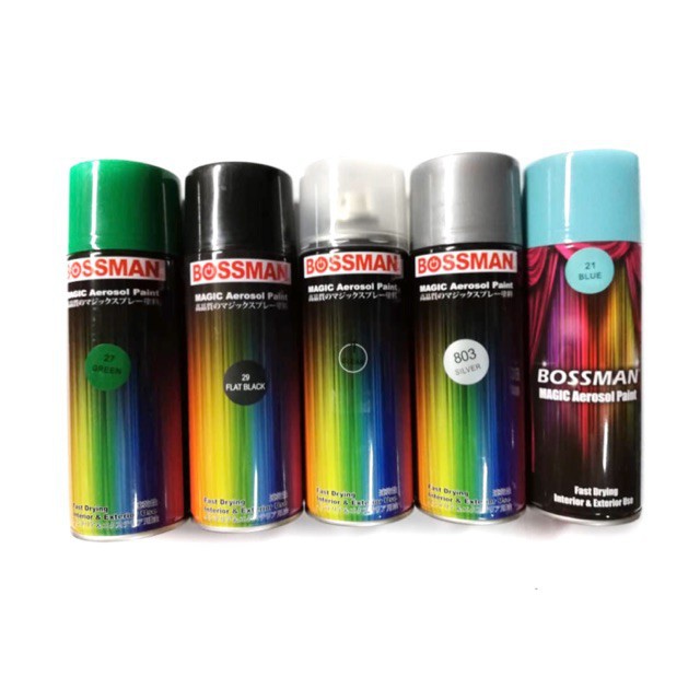 🔥 Ready Stock 🔥 BOSSMAN Paint Spray 400ML | Shopee Malaysia