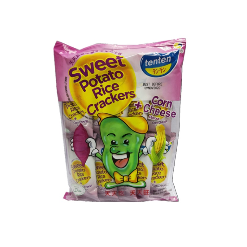 Ten Ten Sweet Potato Rice Crackers Corn Cheese Flavour | Shopee Malaysia
