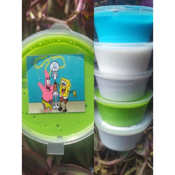 Spongebob slime/slime spongebob & patrik slime | Shopee Malaysia