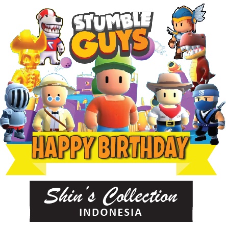Name Stumble Guys custom Cake topper 1 pc | Shopee Malaysia
