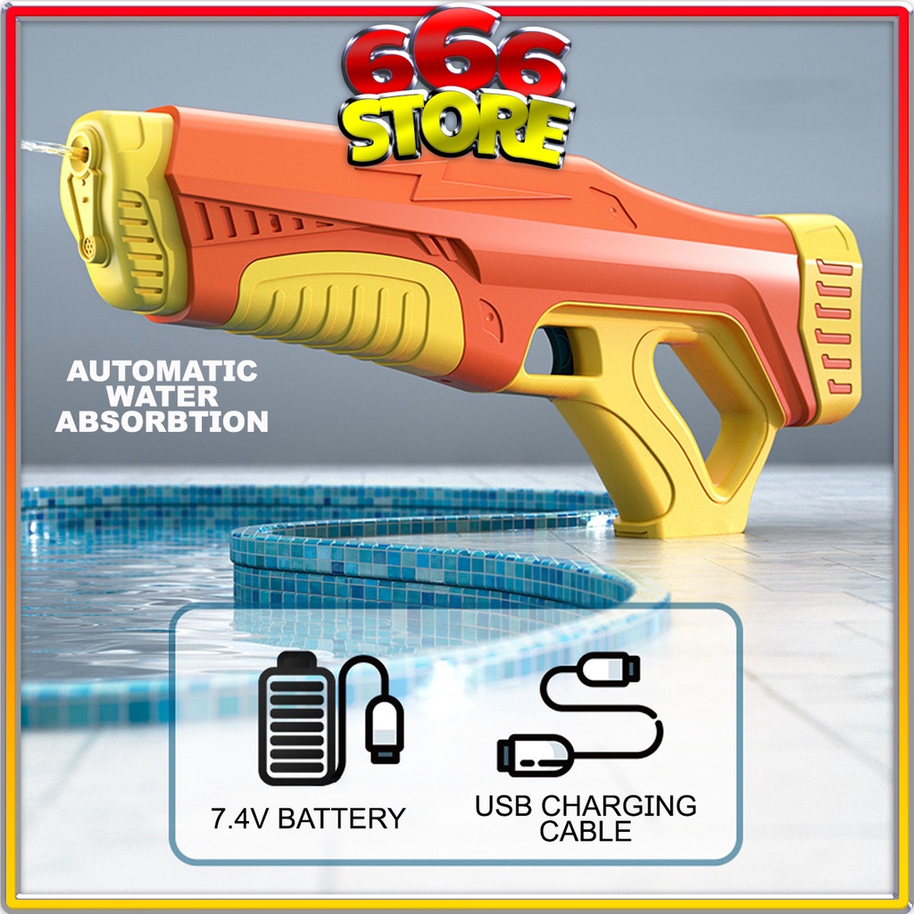 [New Arrival] Electronic Rapid Fire Water Gun Auto Reload Tiktok Hot ...