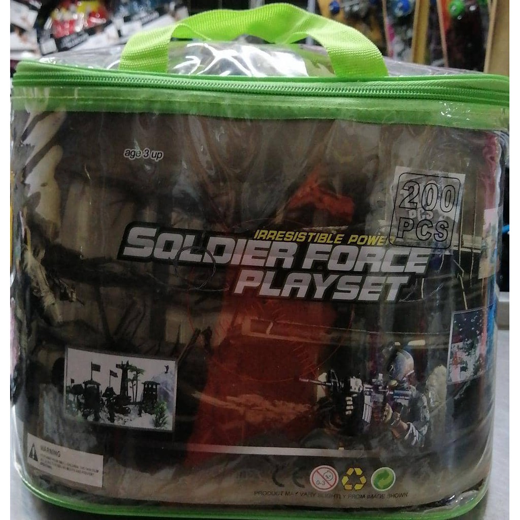 SOLDIER FORCE PLAYSET 200PCS | Shopee Malaysia