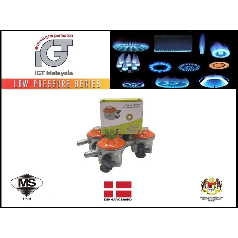 IGT - Snap On Compact Low Pressure Regulator / Safety Regulator ...