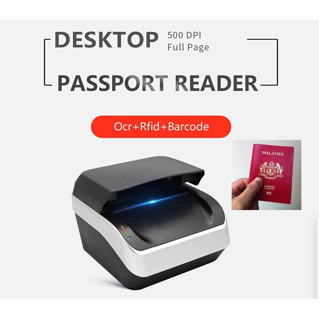 Camera Based Passport 500DPI Full Page Reader | Shopee Malaysia
