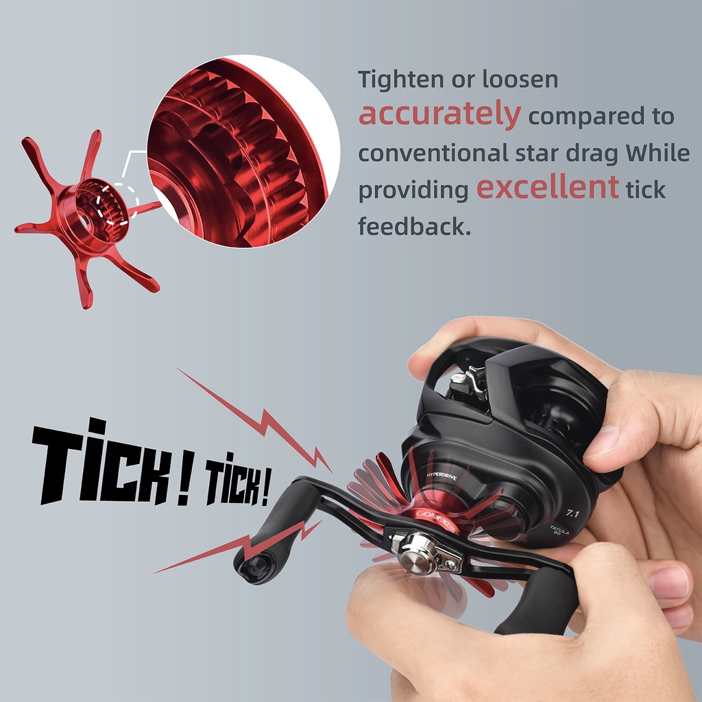 【GOMEXUS】Star Drag 65mm for daiwa Tatula Zillion Shimano Curado SLX ...