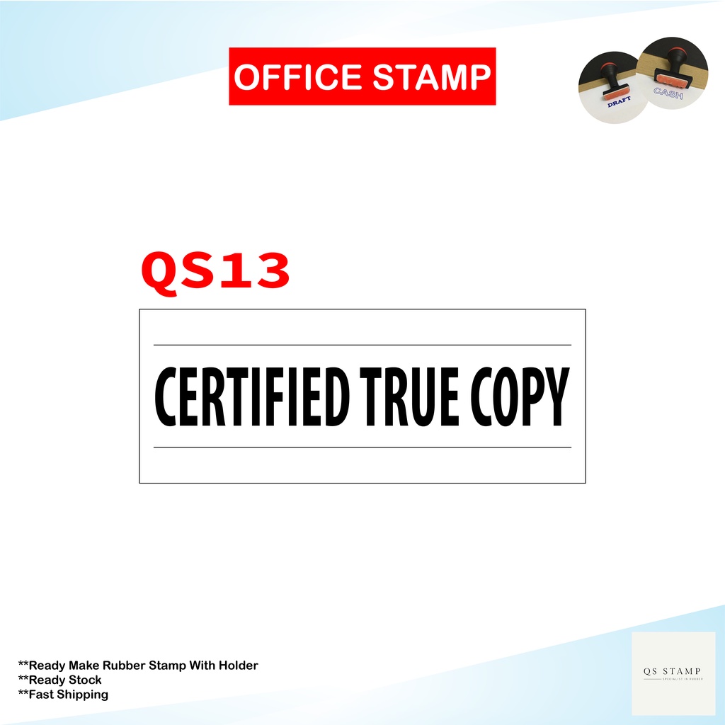 READY MADE OFFICE STAMP | STOCK STAMP | RUBBER STAMP | CASH/AVOID ...