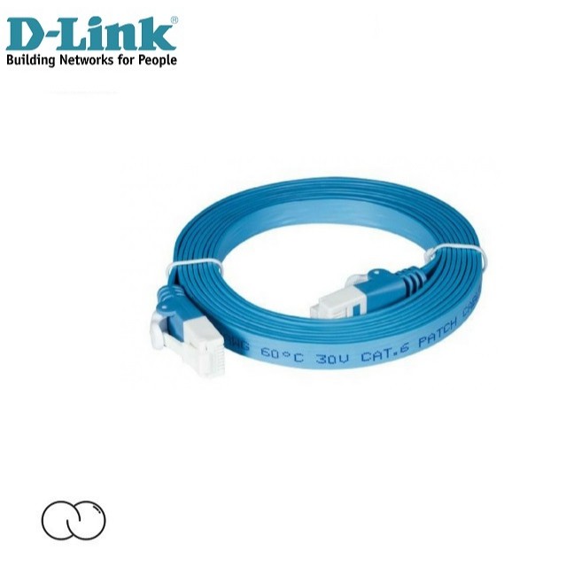 D-LINK CAT 6 FLAT UTP / LAN / NETWORK / DLINK RJ45 CABLE / 10 METER ...
