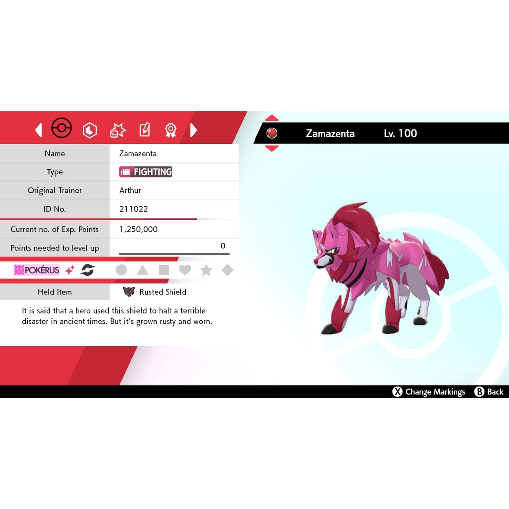 Shiny Zacian & Shiny Zamazenta with Rusted Shield/Sword for Pokemon ...