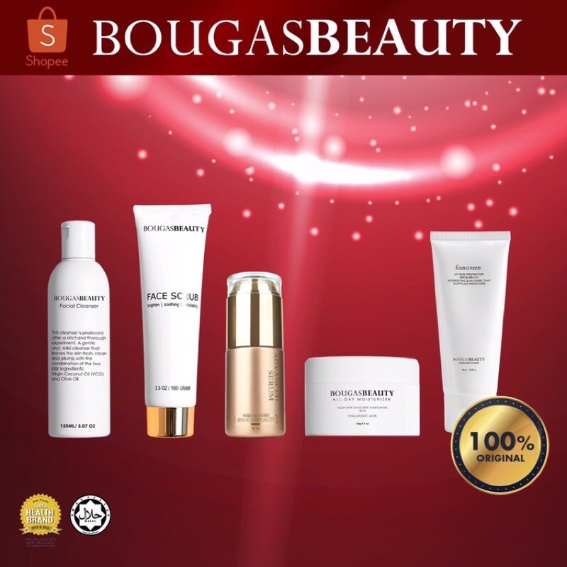 Bougas Beauty (FREE POSTAGE ) : ADVANCE SERUM/ FACE SCRUB/ CLEANSER ...