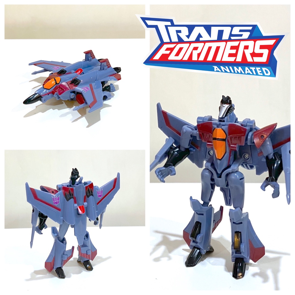 Transformers Starscream Genuine Hasbro Transformation Robot | Shopee ...