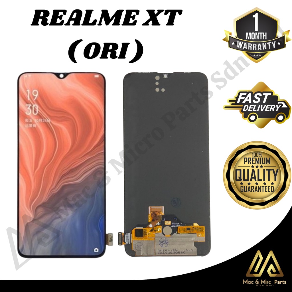 REALME XT Fullset LCD ORIGINAL Quality Touch Screen Digitizer Replacement LCD ( Ready Stock ...