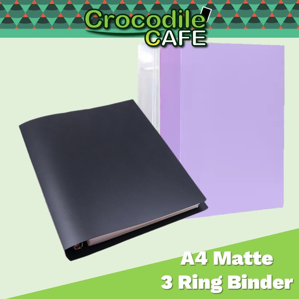 A4 Matte 3 Ring Binder Card Album | Shopee Malaysia