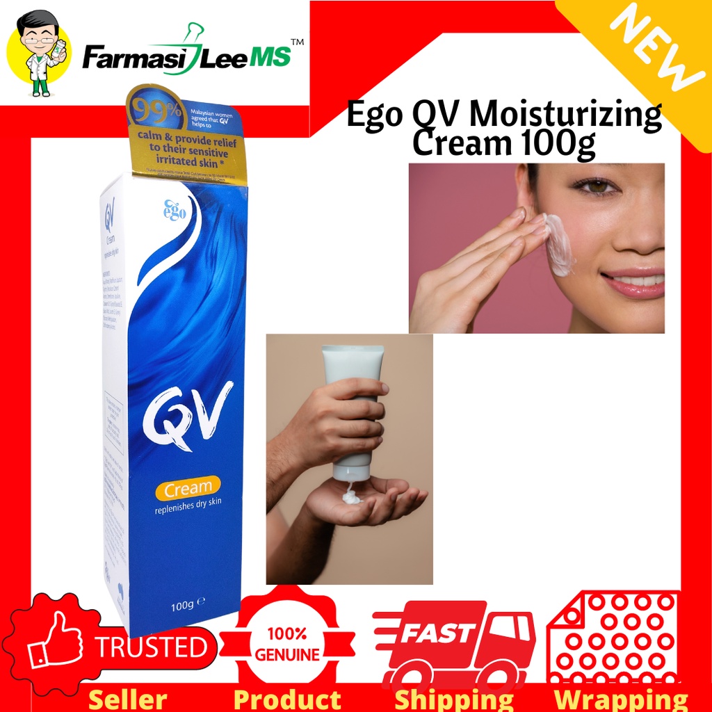 Ego QV Moisturizing Cream 100g (Exp 09/2025) | Shopee Malaysia