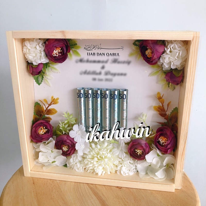 READY STOCK 😍3D Frame Maskahwin/Frame Duit HANTARAN/Mas Kahwin/Gubahan ...