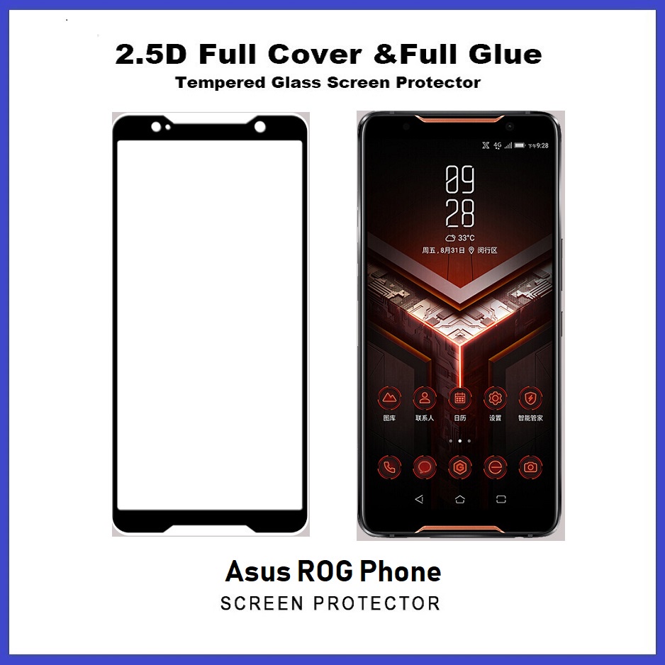 Asus ROG Phone 8 ROG Phone 8 Pro 7 ROG 7 Ultimate ROG 6 ROG 5 5S 3 2 Full Glue Cover Tempered ...