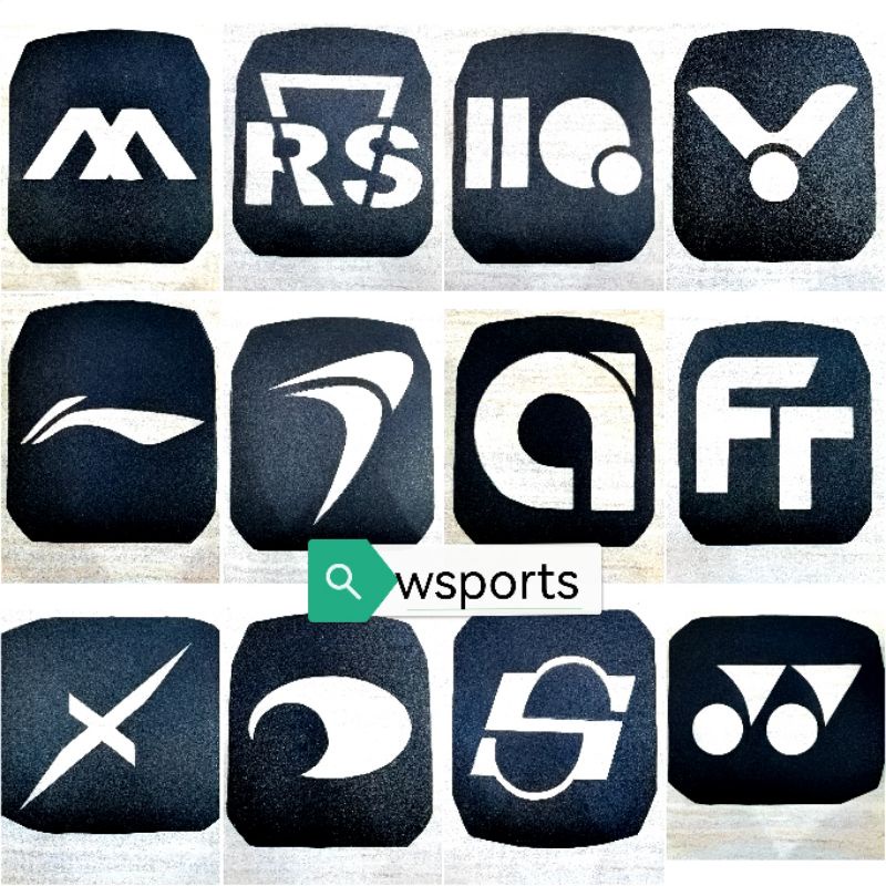 MIKA Card Stencil Badminton Racket String Logo | Shopee Malaysia