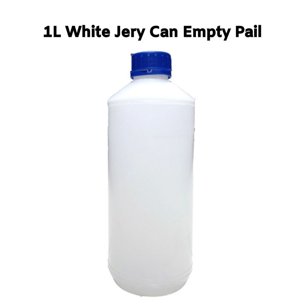 (1 Liter) White Jerry Can Empty Pail | Shopee Malaysia