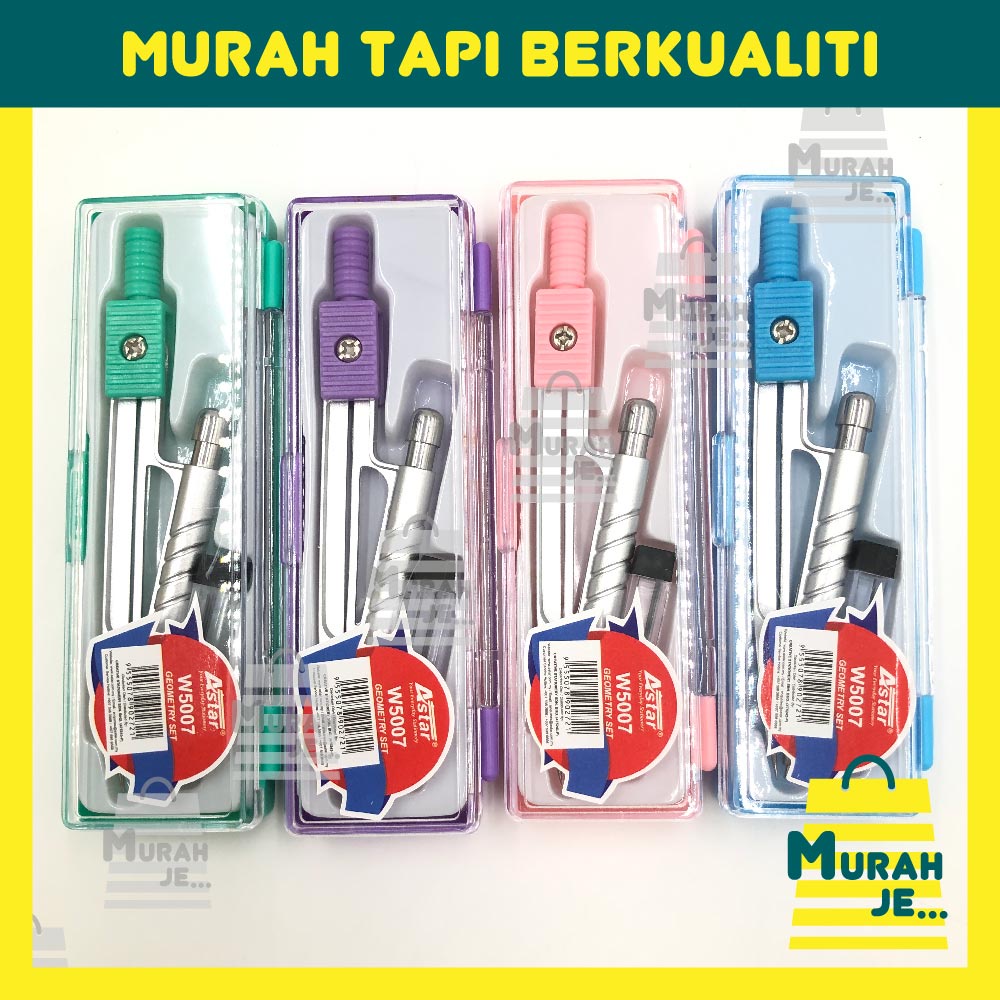 Astar Student Compass Set W-5007 (1pc) / Set Jangka Lukis Pelajar Astar W-5007 (1pc) | Shopee ...