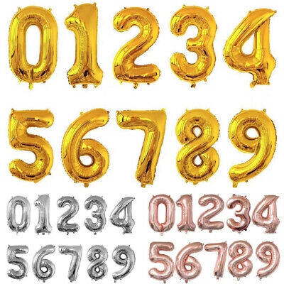 (Ready Stock) 16 inch ( 0~9 ) Digit Letter Alphabet Number Symbol Foil ...
