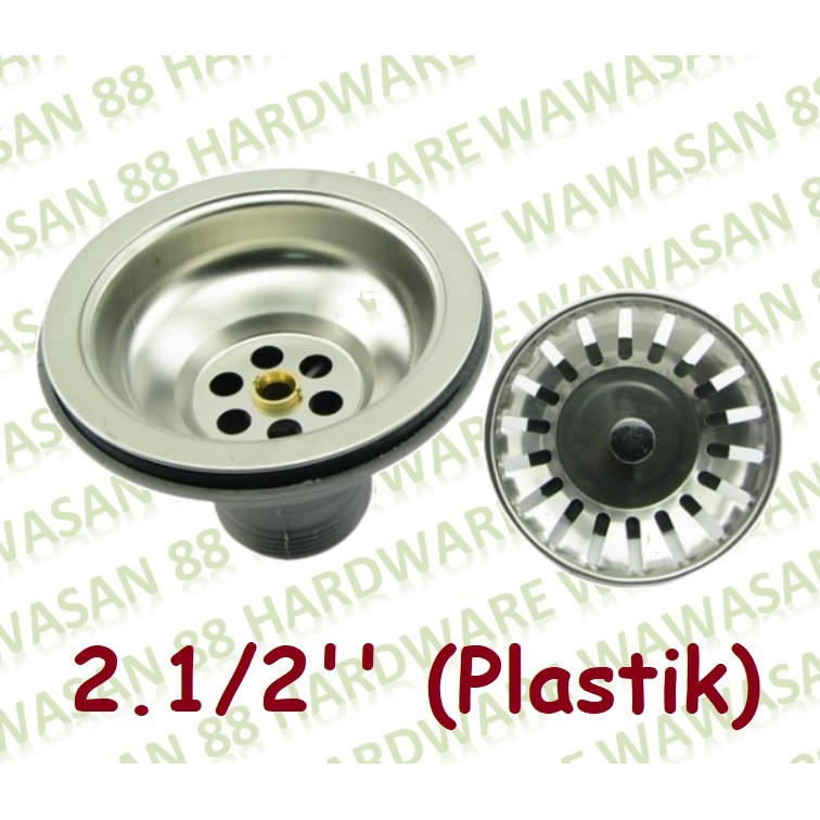 Stainless Steel Penapis Sinki Kitchen Basin HOME SINK STRAINER SINK ...