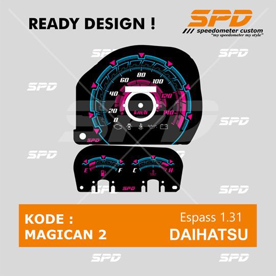 [ PREORDER ] Faceplate Overlay Panel Speedometer Meter Instrument ...