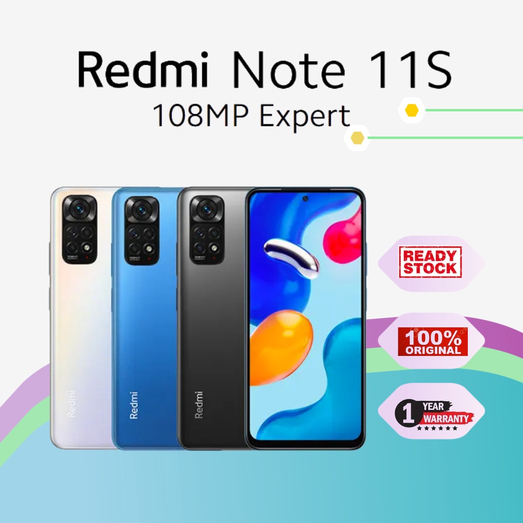 REDMI NOTE 11S 4G | (8GB+128GB) | XIAOMI MALAYSIA WARRANTY | Shopee ...