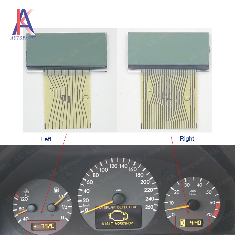 For Mercedes Benz C class W202 E class W208 CLK W210 SLK 170 Dashboard ...