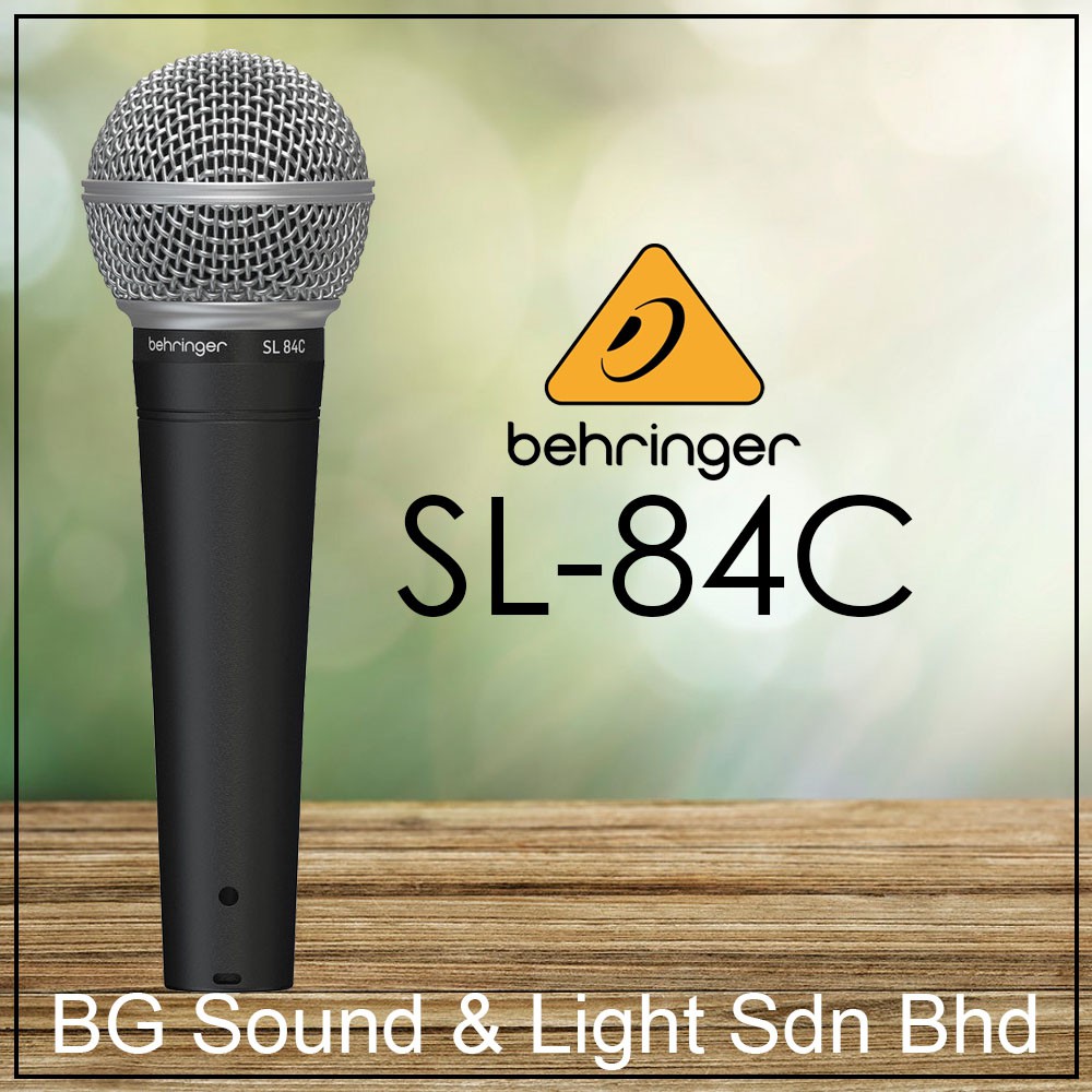 Behringer SL84C Dynamic Cardioid Microphone with Carrying Case (SL 84C ...