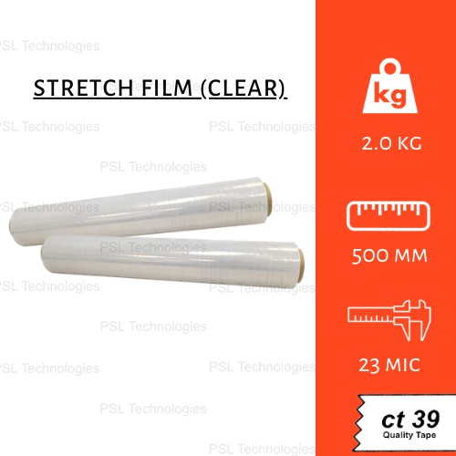STRETCH FILM 500MM X 2KG [READY STOCK] | Shopee Malaysia