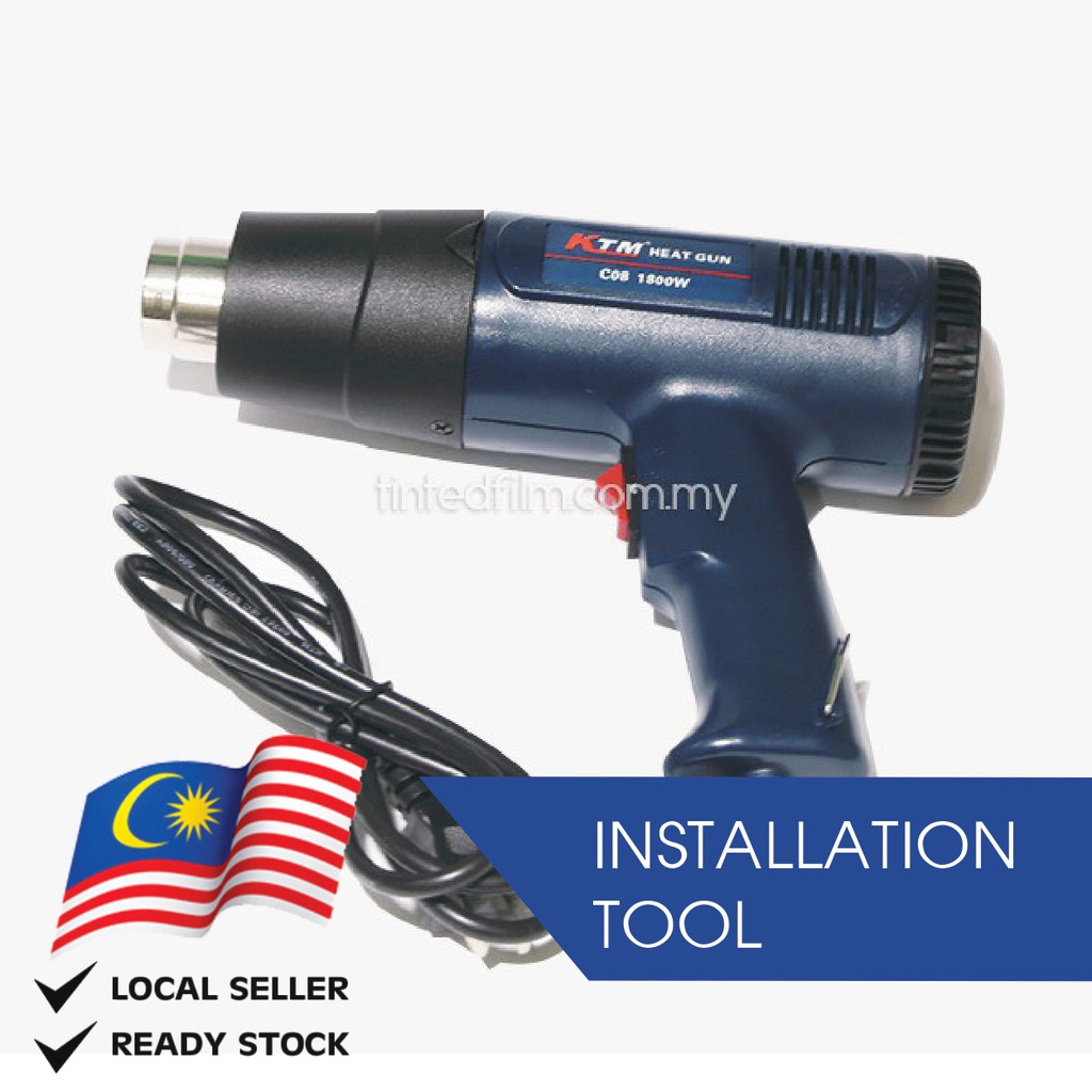 Tinted Film Installation Tools/Peralatan Pemasangan Tinted Film, Heat ...