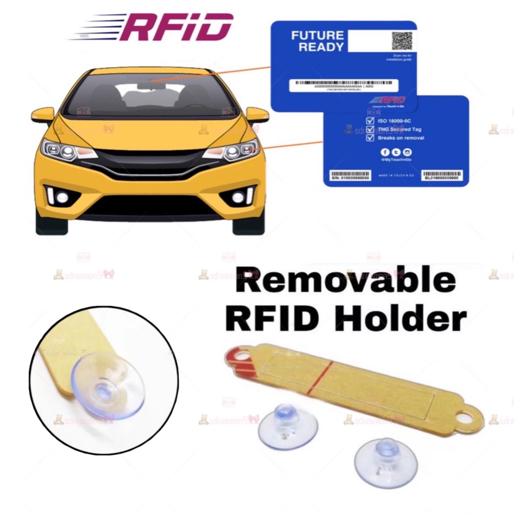 RFID Holder TNG Car Windscreen Touch N GO RFID STICKER (Suitable for ...