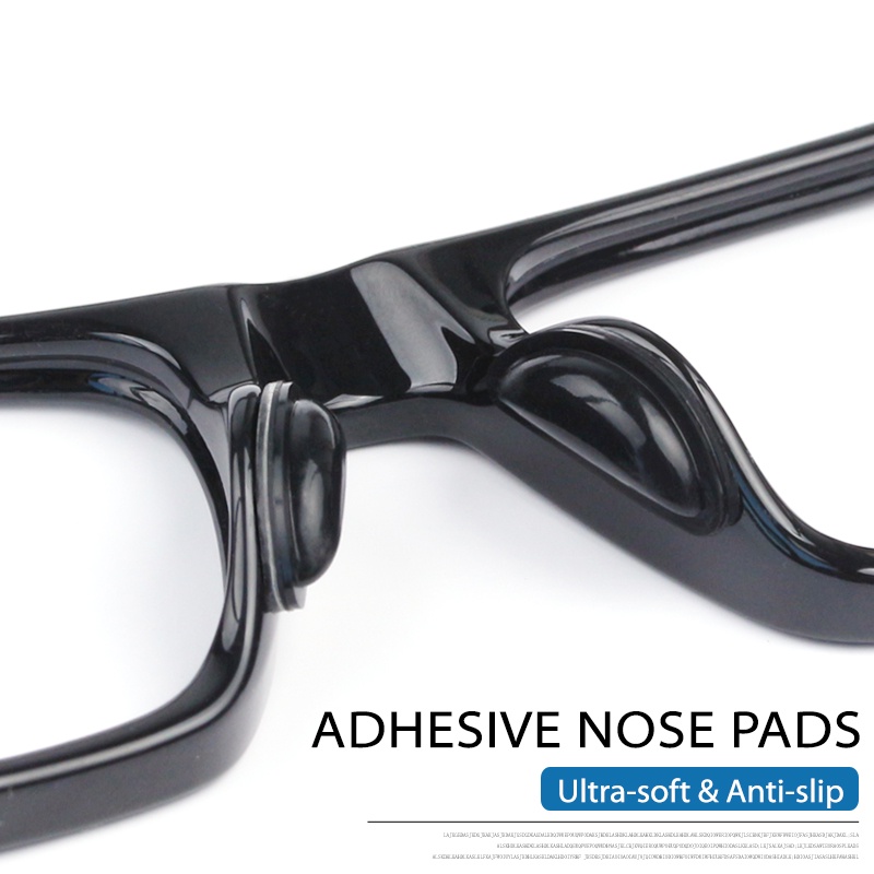 COLOUR_MAX Silicone Eyeglass Nose Pads Adhesive Silicone Anti-Slip ...