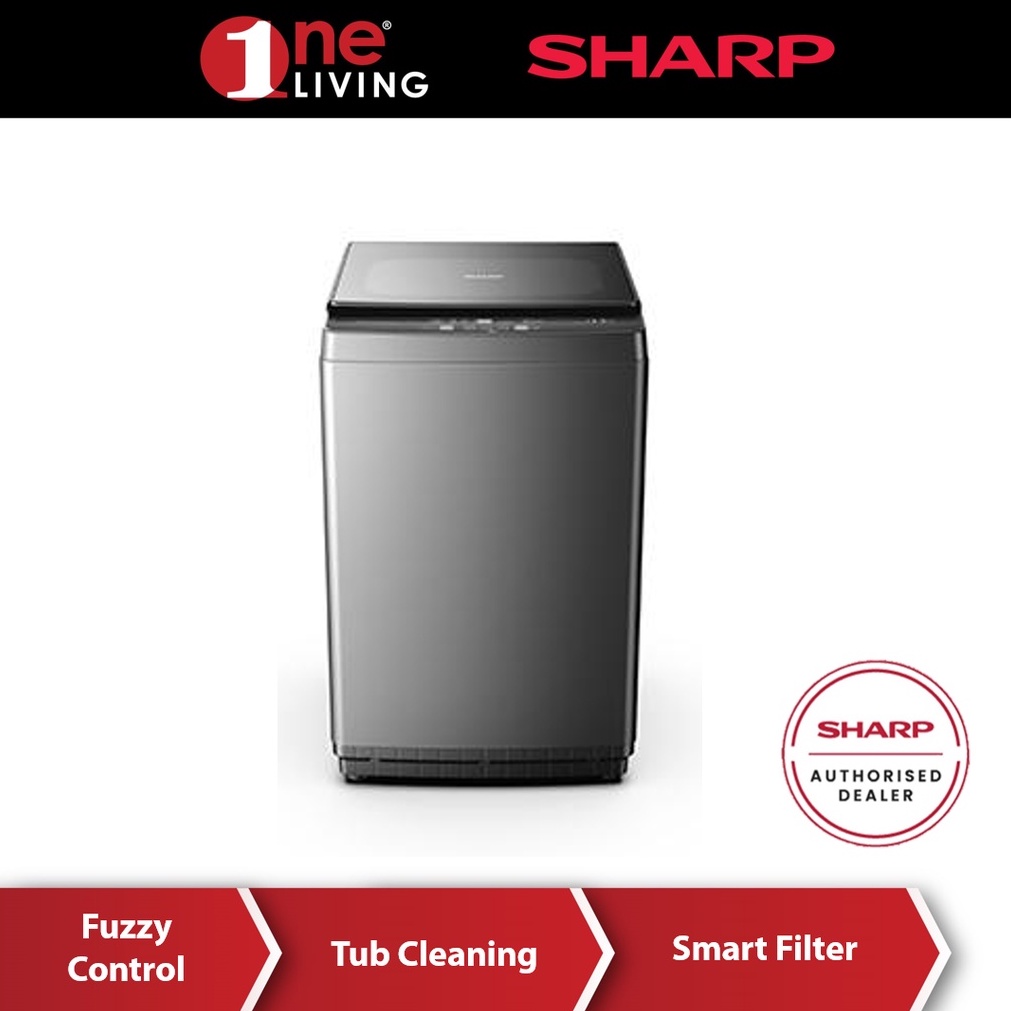 Sharp 10.5kg Top Load Washing Machine ESX1021 | Shopee Malaysia