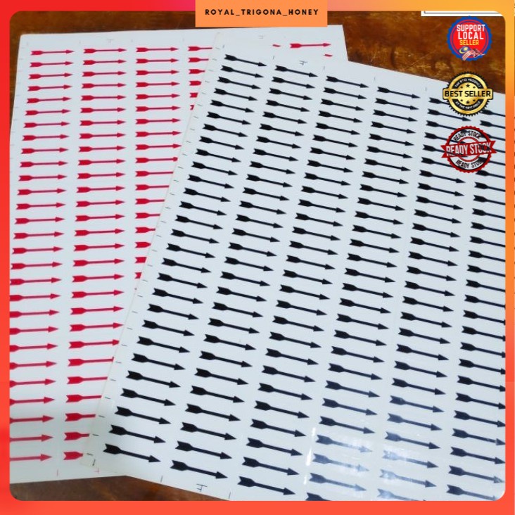 Transparent Arrow Sticker Small for Error and Defect Marking | sticker ...