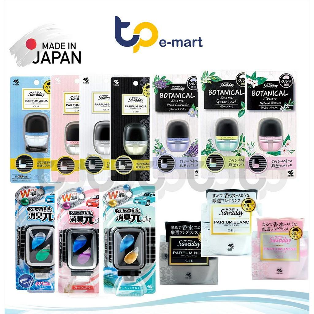 Japan Kobayashi Pharmaceutical Sawaday Car Perfume Air freshener 6ml/ 4.6ml / Sawaday Car Gel ...