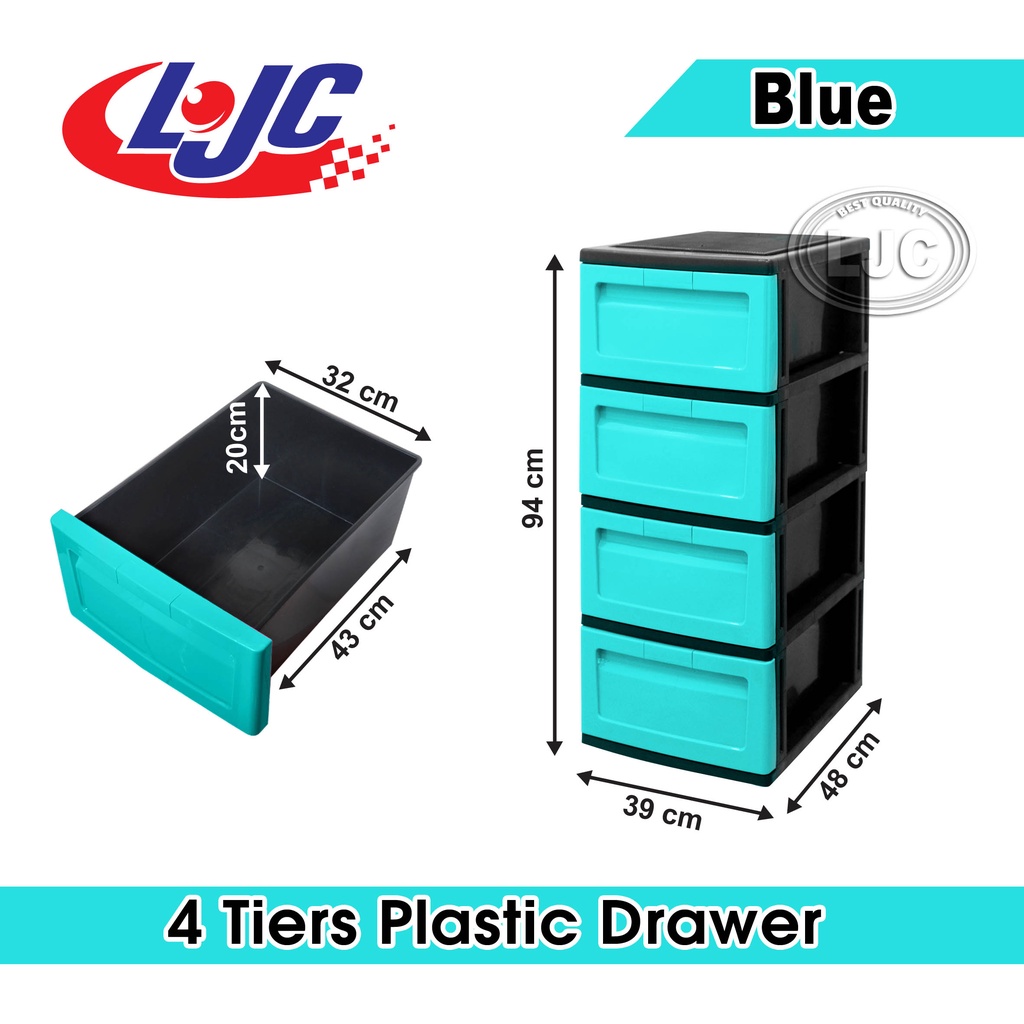 Plastic Drawer Storage Cabinets 4 Tier 5 Tier Laci Plastik Drawer