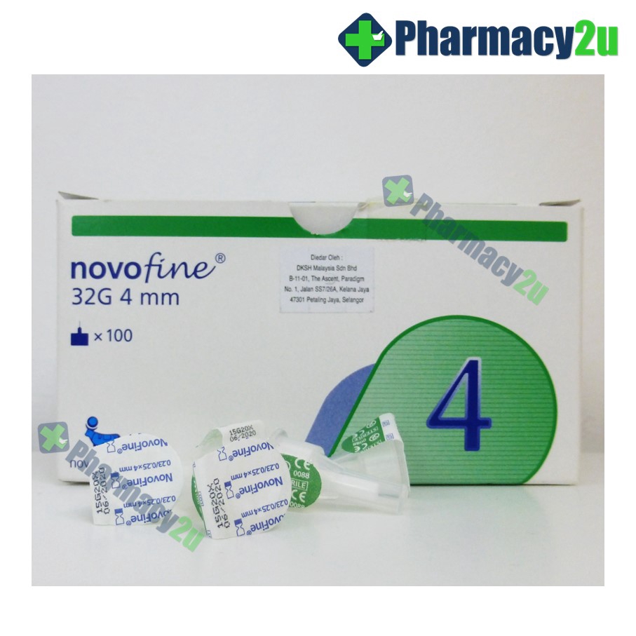 NOVOFINE NEEDLES 32G 4MM 1 PIECE INSULIN NEEDLE | Shopee Malaysia