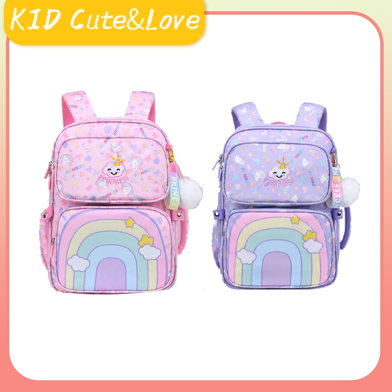 Rainbow Beg Sekolah Backpack Kids School Bag Children Beg Sekolah ...