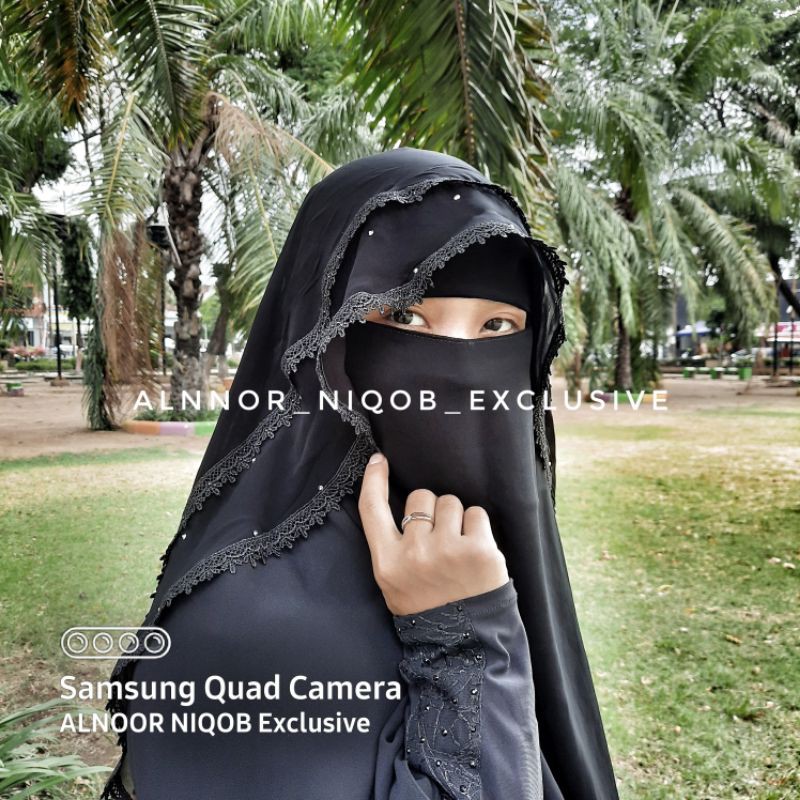 New niqab AYUMI kode02. Yemeni niqab Arrange Lace | Shopee Malaysia