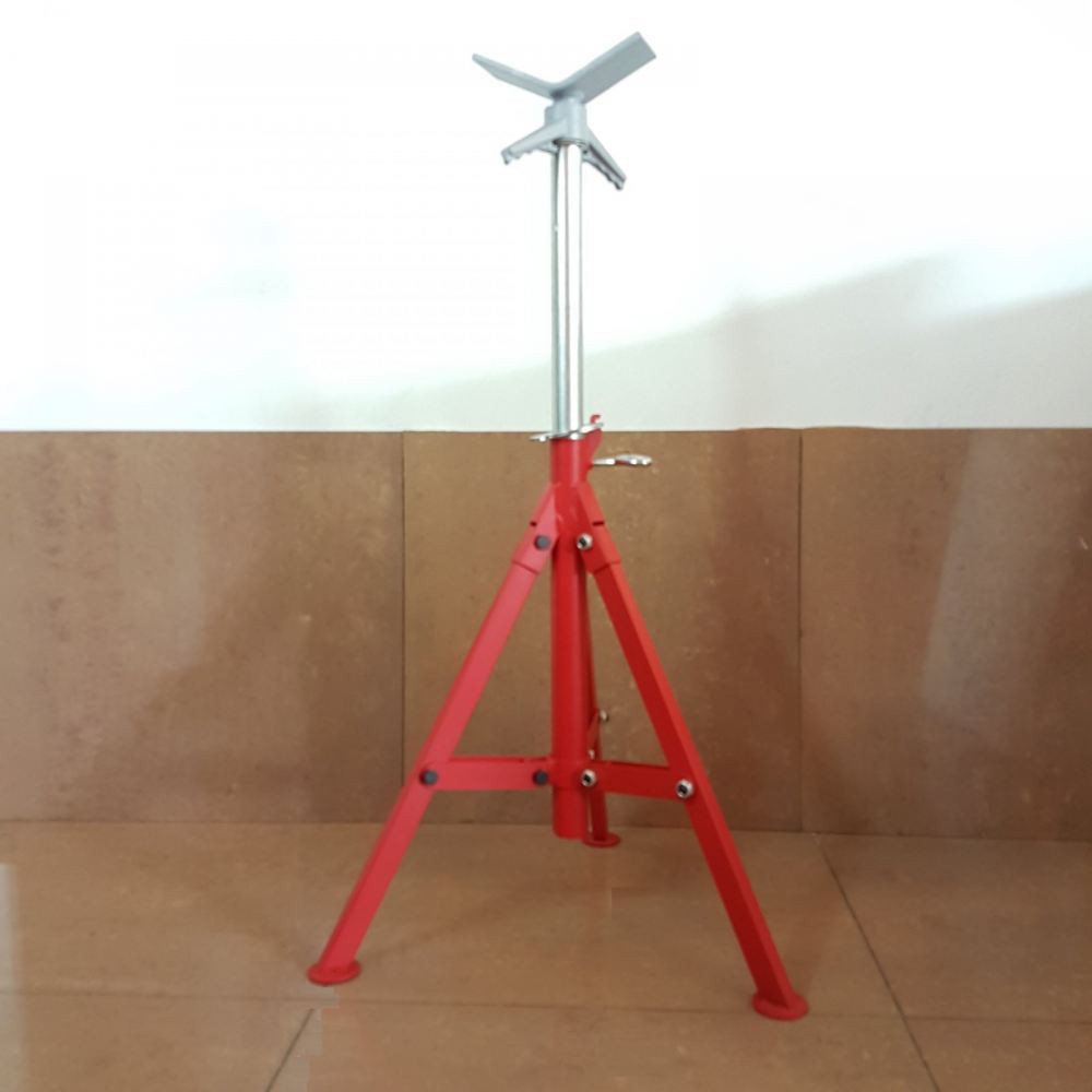 Heavy Duty Pipe Stand V Head Adjustable Height Folding Portable V-Head ...